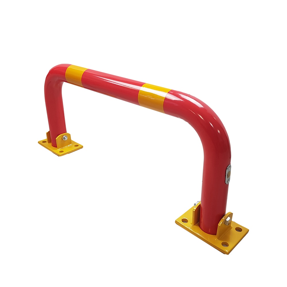 Blocator loc de parcare manual tip bariera AVR-A010, rosu-galben - eMAG.ro