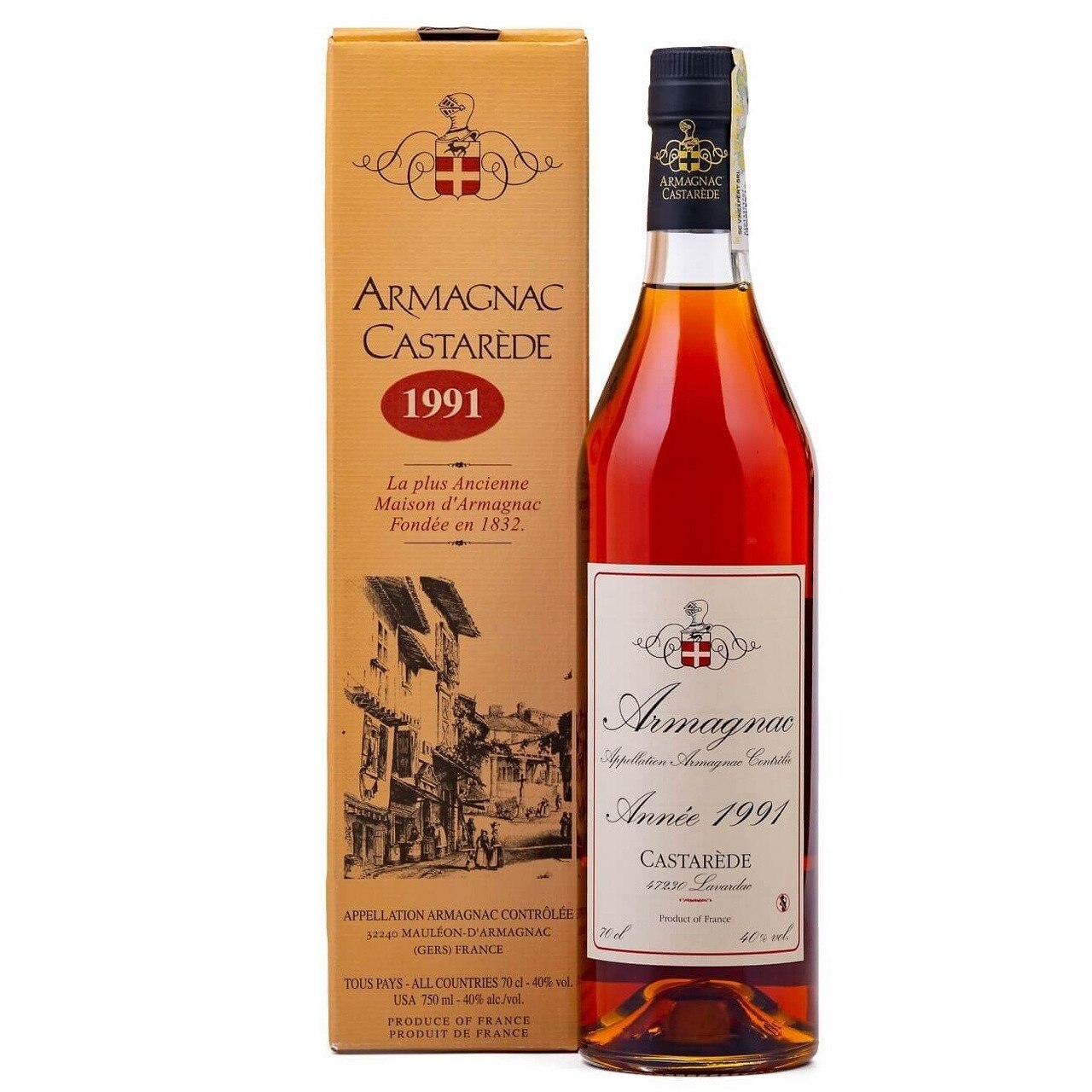 Armagnac Castarede, 1991, Franta, 40%, 0.7 l - eMAG.ro