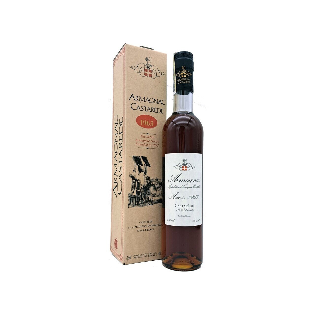 Armagnac Castarede, 1963, Franta, 40%, 0.5 l - eMAG.ro