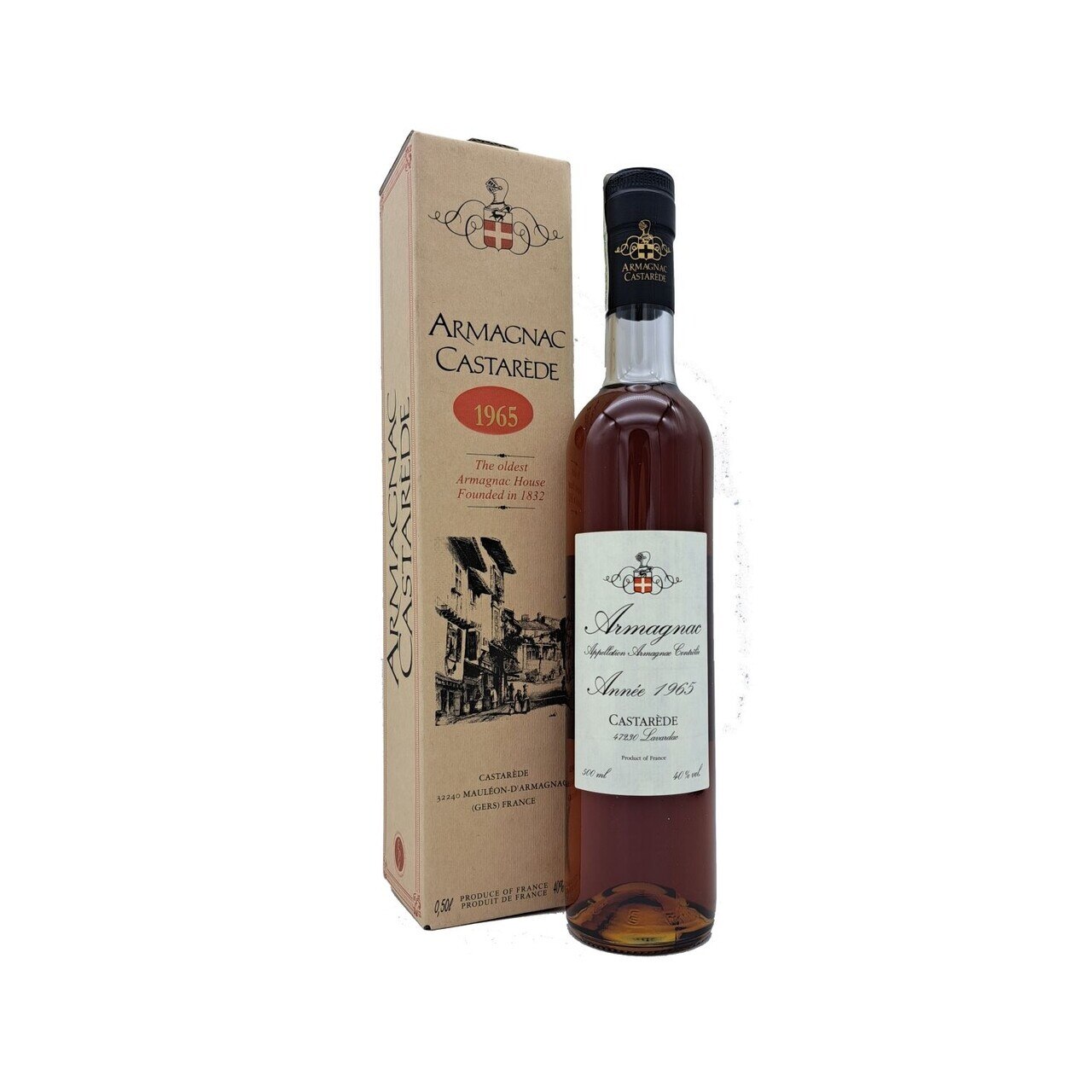 Armagnac Castarede, 1965, Franta, 40%, 0.5 l - eMAG.ro