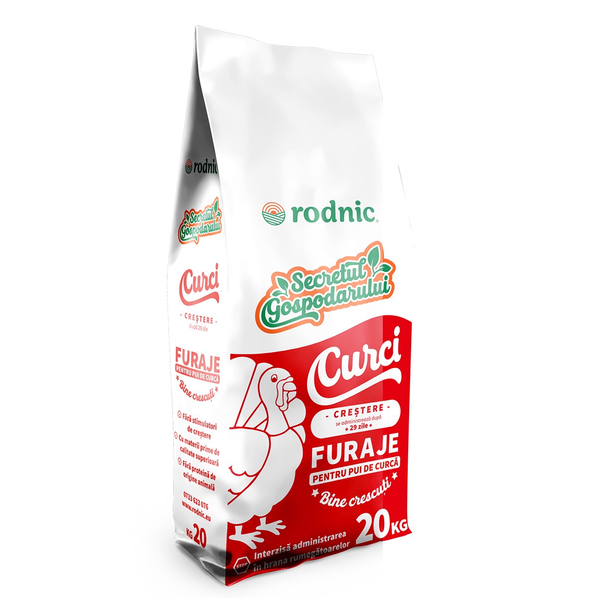 Furaj Complet Curci Crestere granulat 20kg - eMAG.ro
