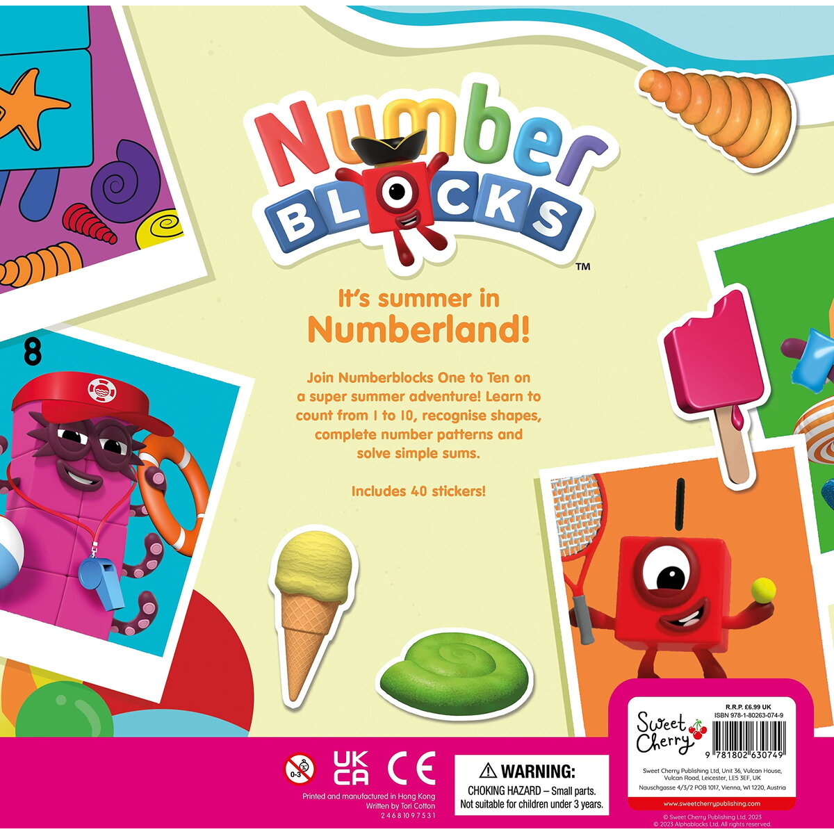 Carticica cu abtibilduri Numberblocks Summer Fun Numberblocks - eMAG.ro