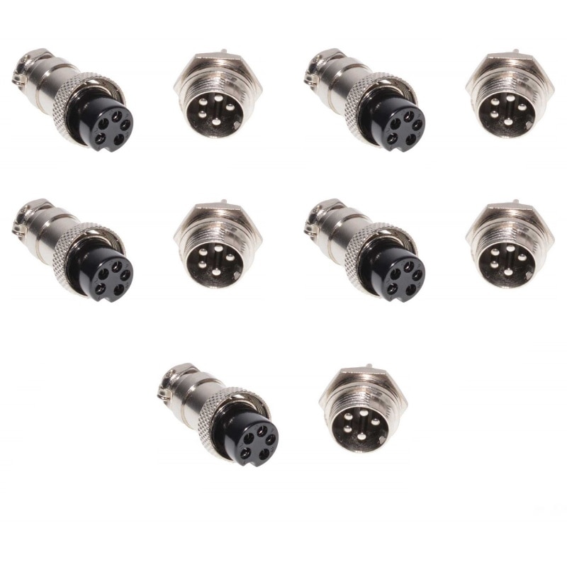 Set 5 Bucati Conector Tip Aviator 5 Pini - eMAG.ro