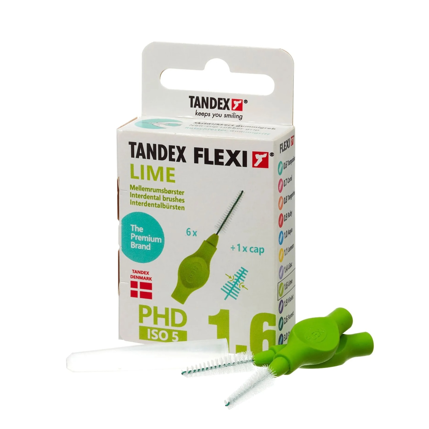 Periute interdentare Tandex Flexi, verde, pachet de 6 buc - eMAG.ro
