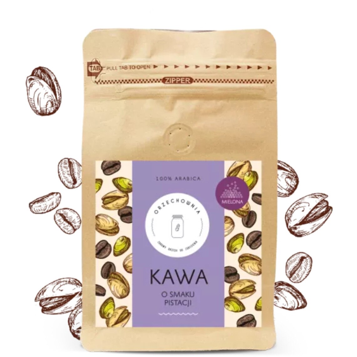 Cafea macinata, Orzechownia, Aroma de fistic, 200 g - eMAG.ro