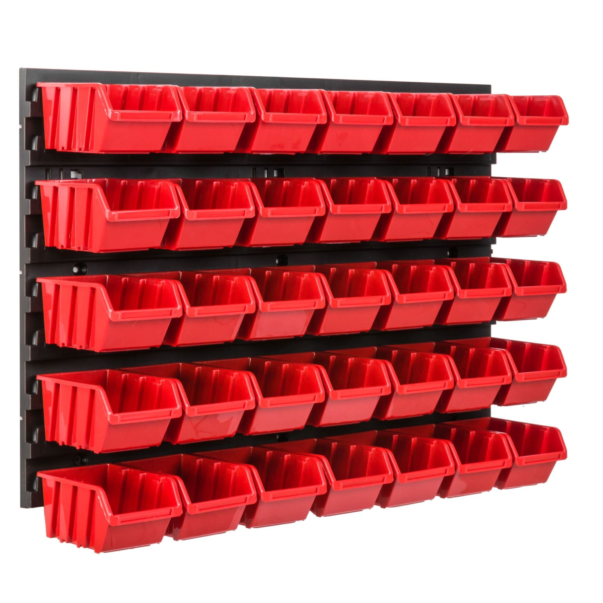 Panou organizare scule, SimpleThing, Polipropilena, Negru/Rosu - eMAG.ro