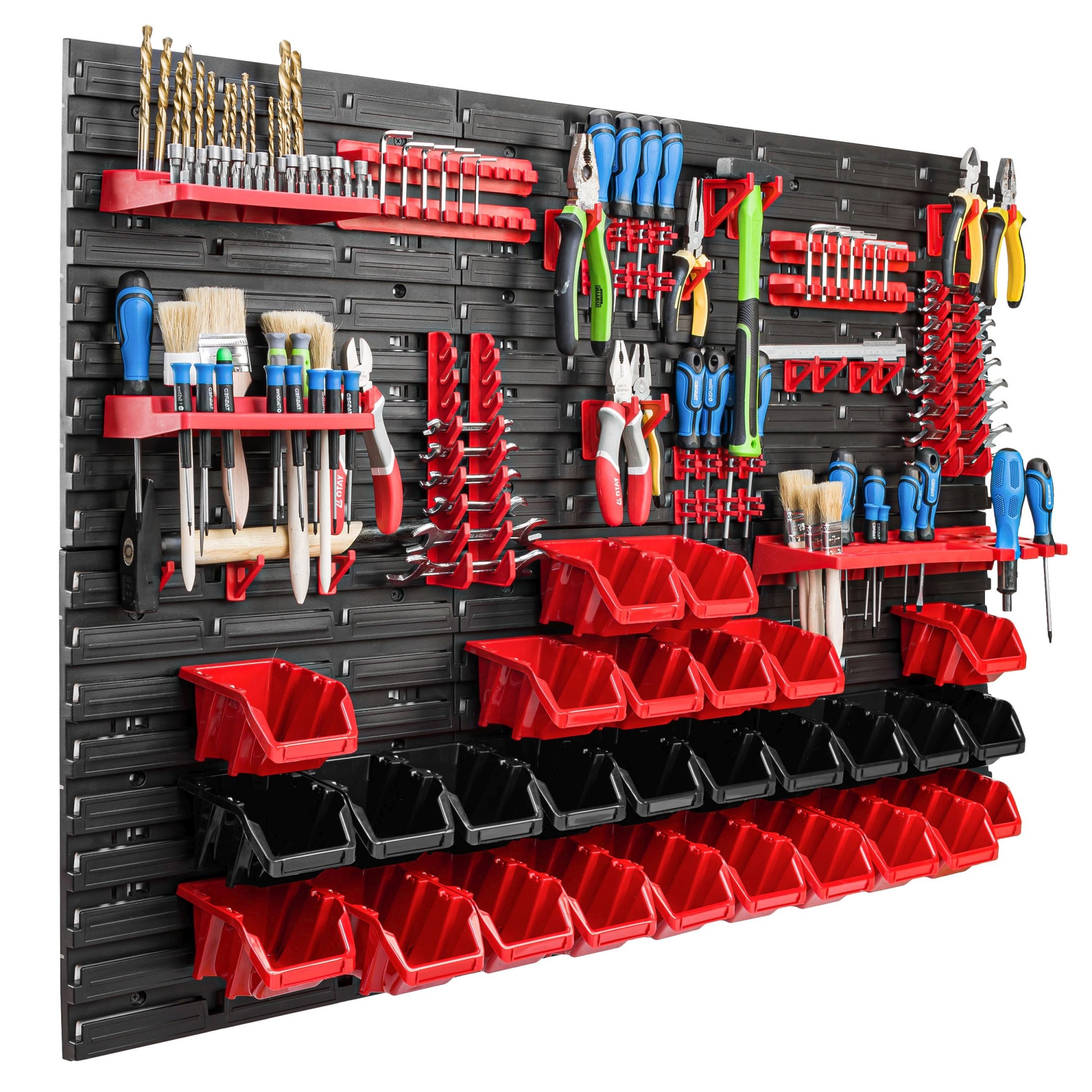 Organizator scule perete, pentru garaj si atelier, cutie organizator ...