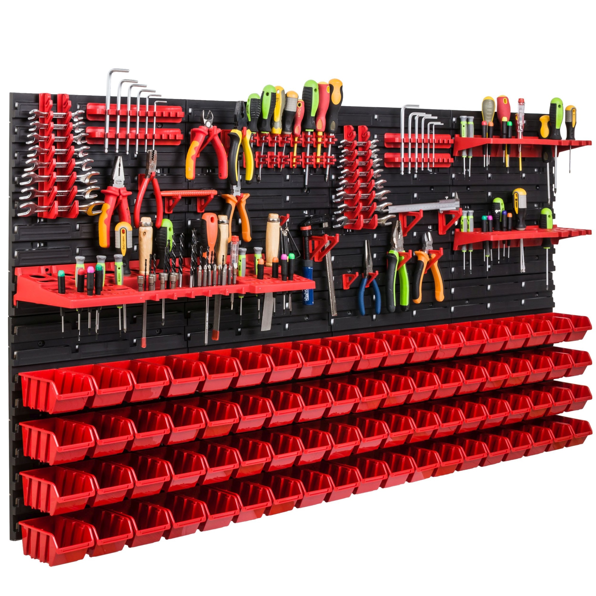 Organizator scule perete, pentru garaj si atelier, cutie organizator ...