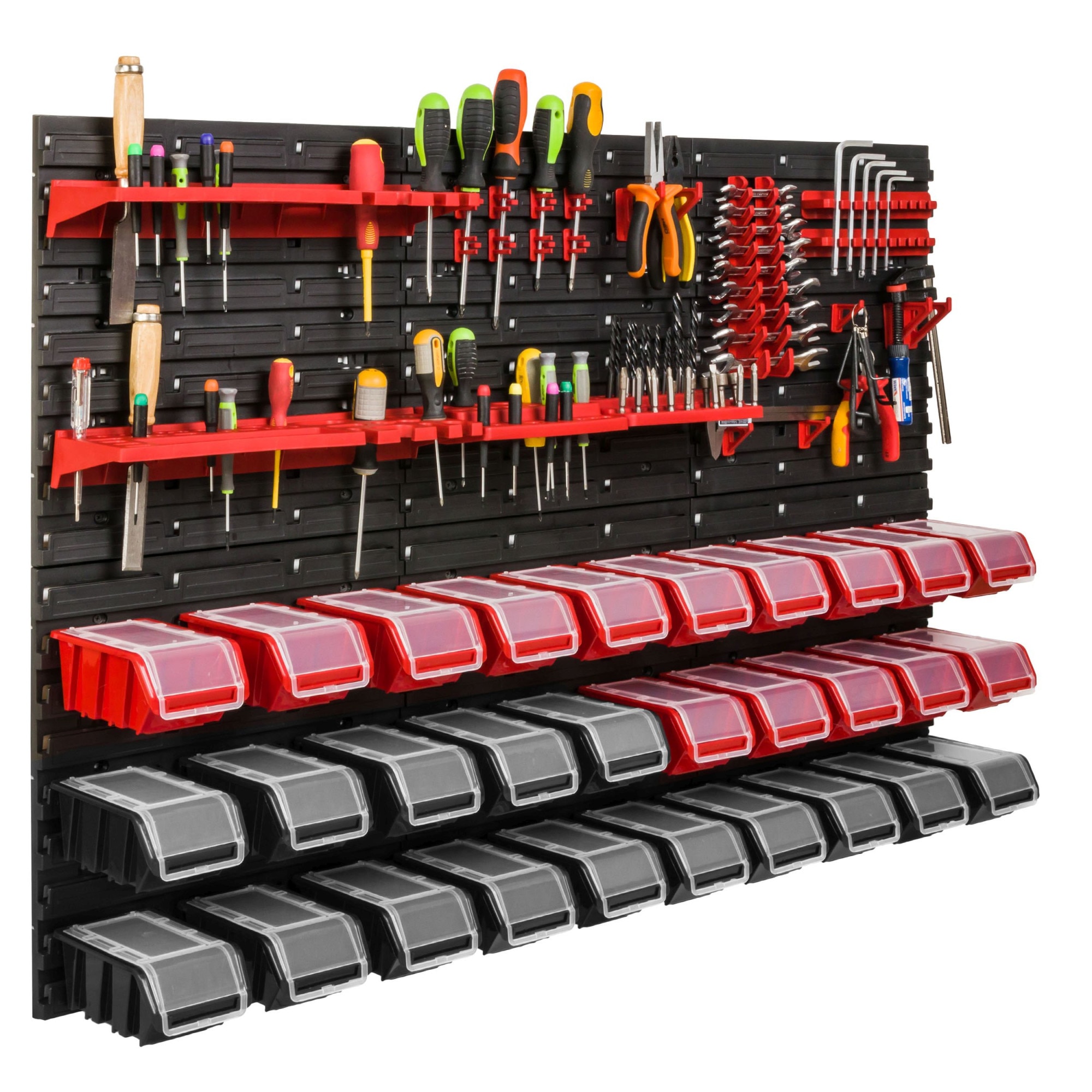 Organizator scule perete, pentru garaj si atelier, cutie organizator ...