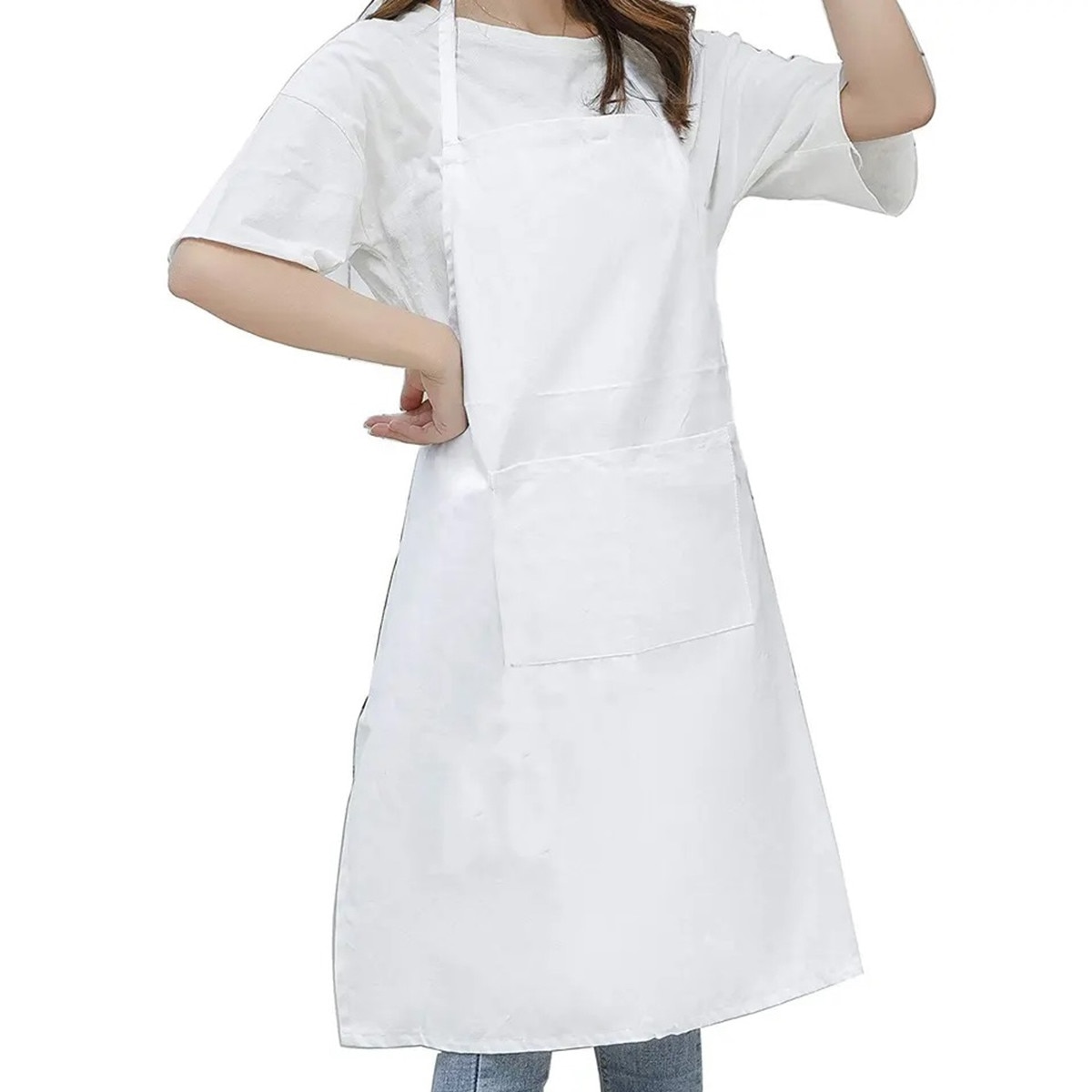 Sort de bucatarie, Zola®, universal, poliester, 70x60 cm, alb - eMAG.ro