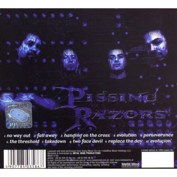 Pissing Razors: Evolution (Remastered) (digipack) [CD] - eMAG.bg