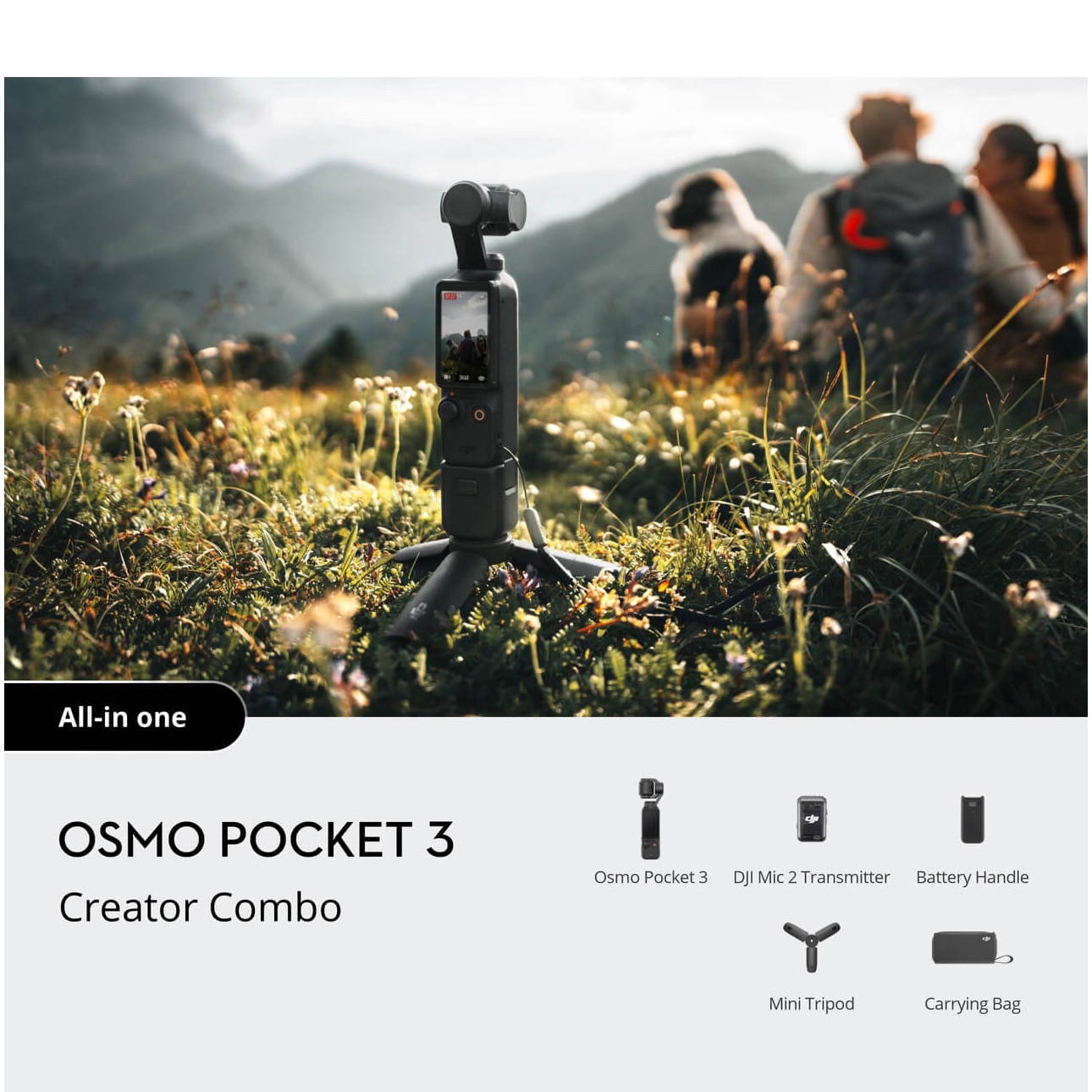 Camera video sport DJI Osmo Pocket 3, Creator Combo - eMAG.ro