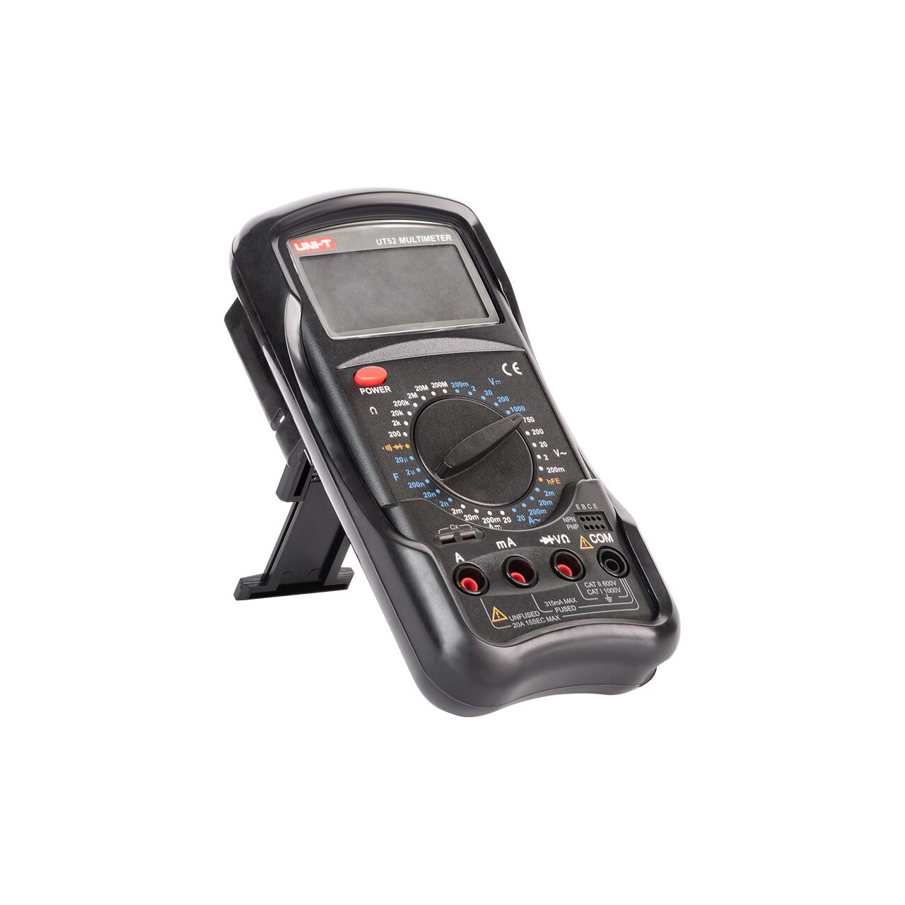 Multimetru digital UT52, masurare Tensiune si curent DC/AC, Rezistenta ...