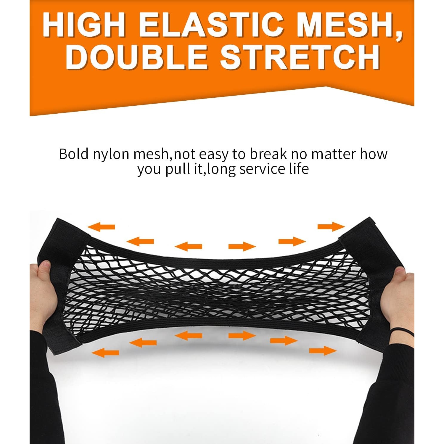 Set 4 plasa elastica pentru masina, organizator portbagaj tip buzunar ...