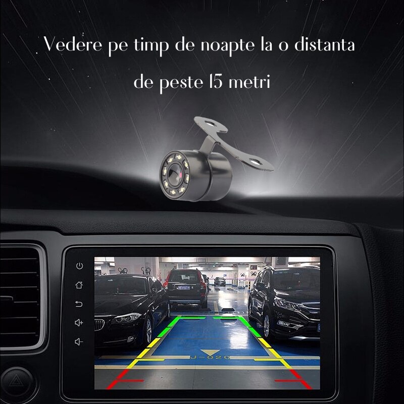 Camera Video HD Marsarier Atbha, Pentru Navigatii Auto, Cu Linii de ...
