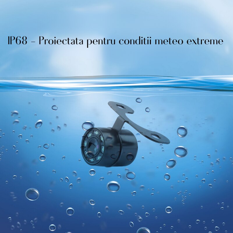 Camera Video HD Marsarier Atbha, Pentru Navigatii Auto, Cu Linii de ...