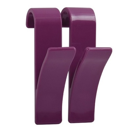 Set 2 carlige pentru prosoape violet - eMAG.ro