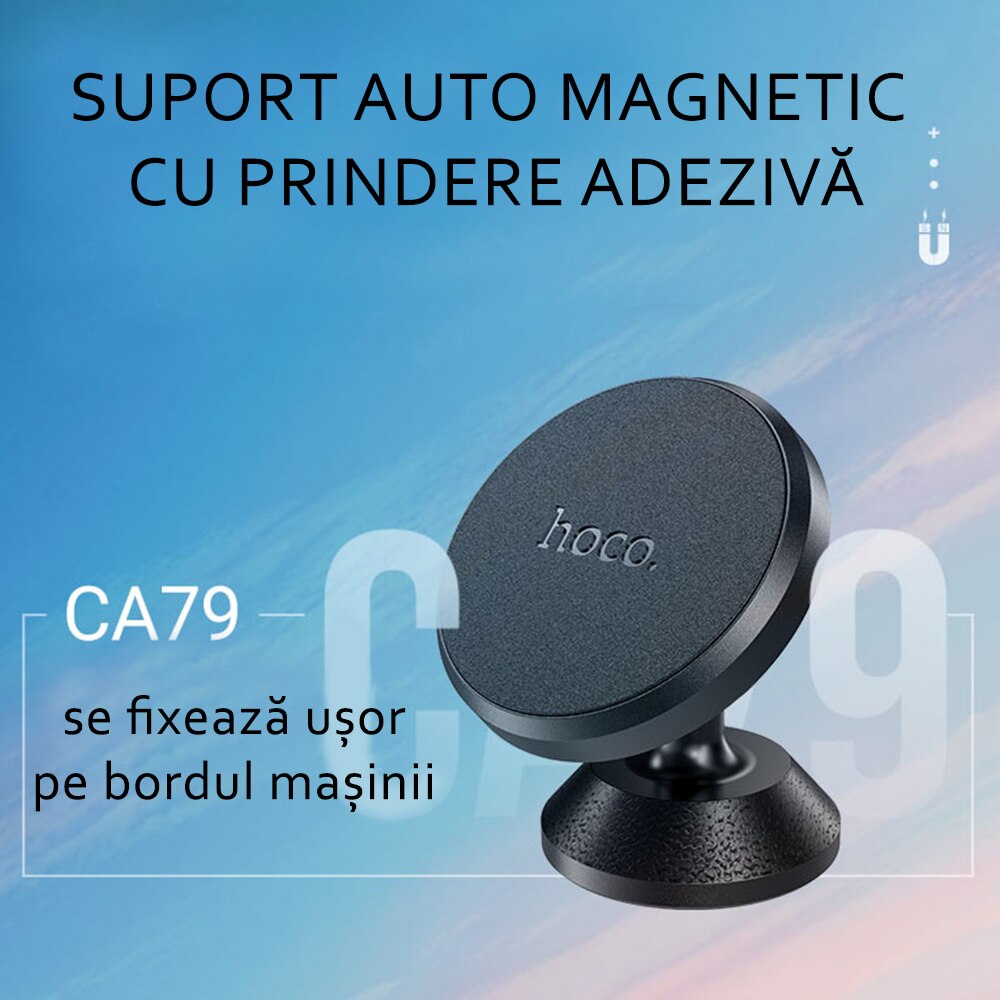 Suport Auto Magnetic pentru Bord, Ligue, X1208, Black - eMAG.ro