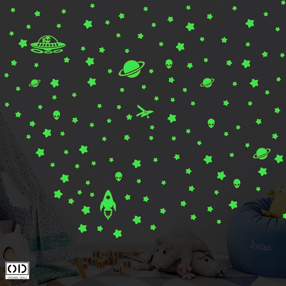 Stickere Fosforescente pentru Decor Pereti si Tavan Camera de Copii ...