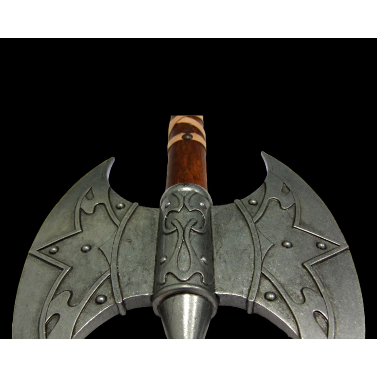Topor Medieval Viking, Decorativa, Zinc-Aluminiu/Lemn, 71cm, 614-G ...