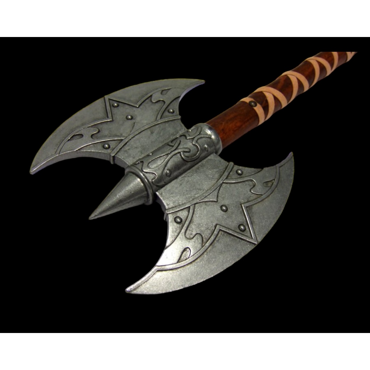 Topor Medieval Viking, Decorativa, Zinc-Aluminiu/Lemn, 71cm, 614-G ...