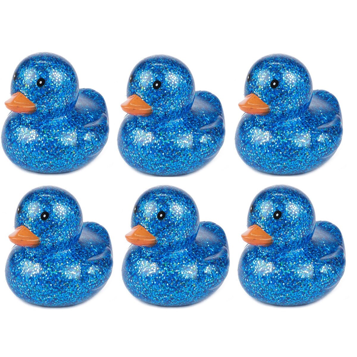 Set 6 ratuste galbene pentru baie Glitter, Blue, Avaleea - eMAG.ro