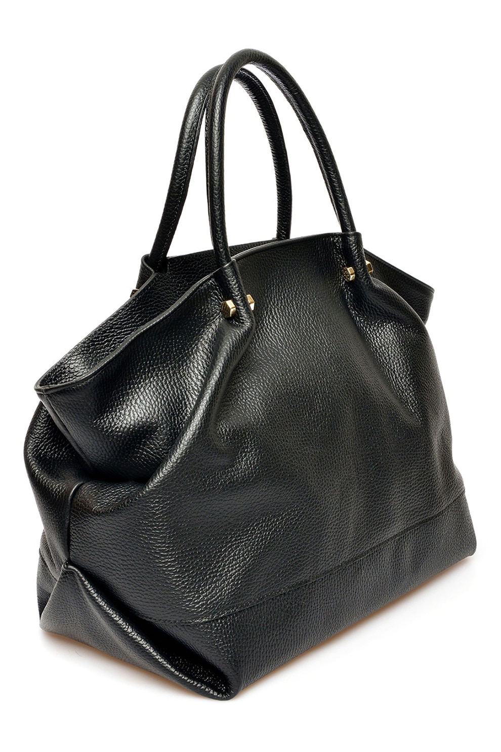 Isabella Rhea, Geanta de piele cu bareta de umar si aspect texturat ...