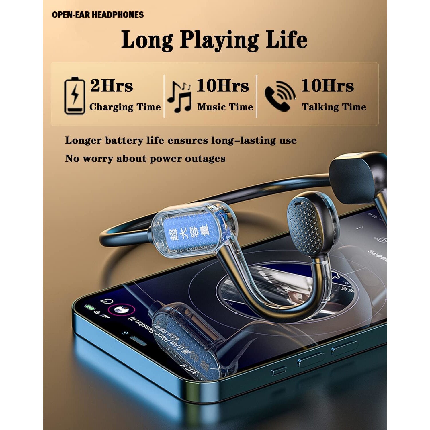 Casca sport, Bluetooth 5.3, Conductie osoasa, Extra confort ...