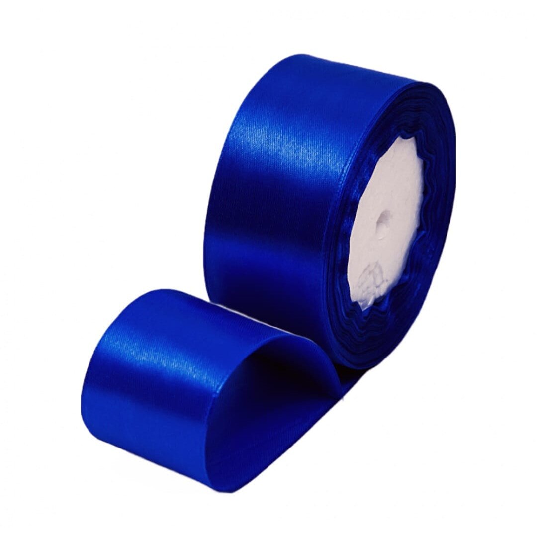 Panglica ripsata 40mm lumgime 40 m, Albastru imperial - eMAG.ro