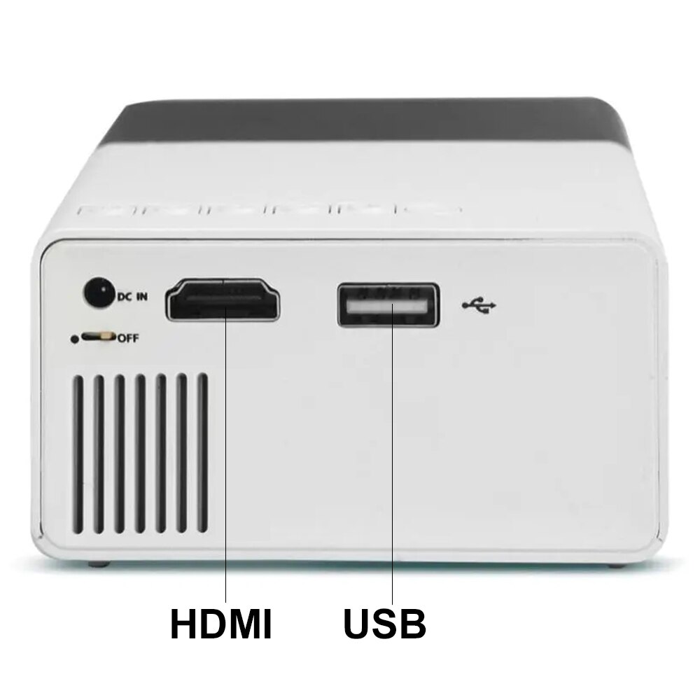 Proiector Video LED SIKS, Mini Portabil, 1080P, Full HD Display True ...