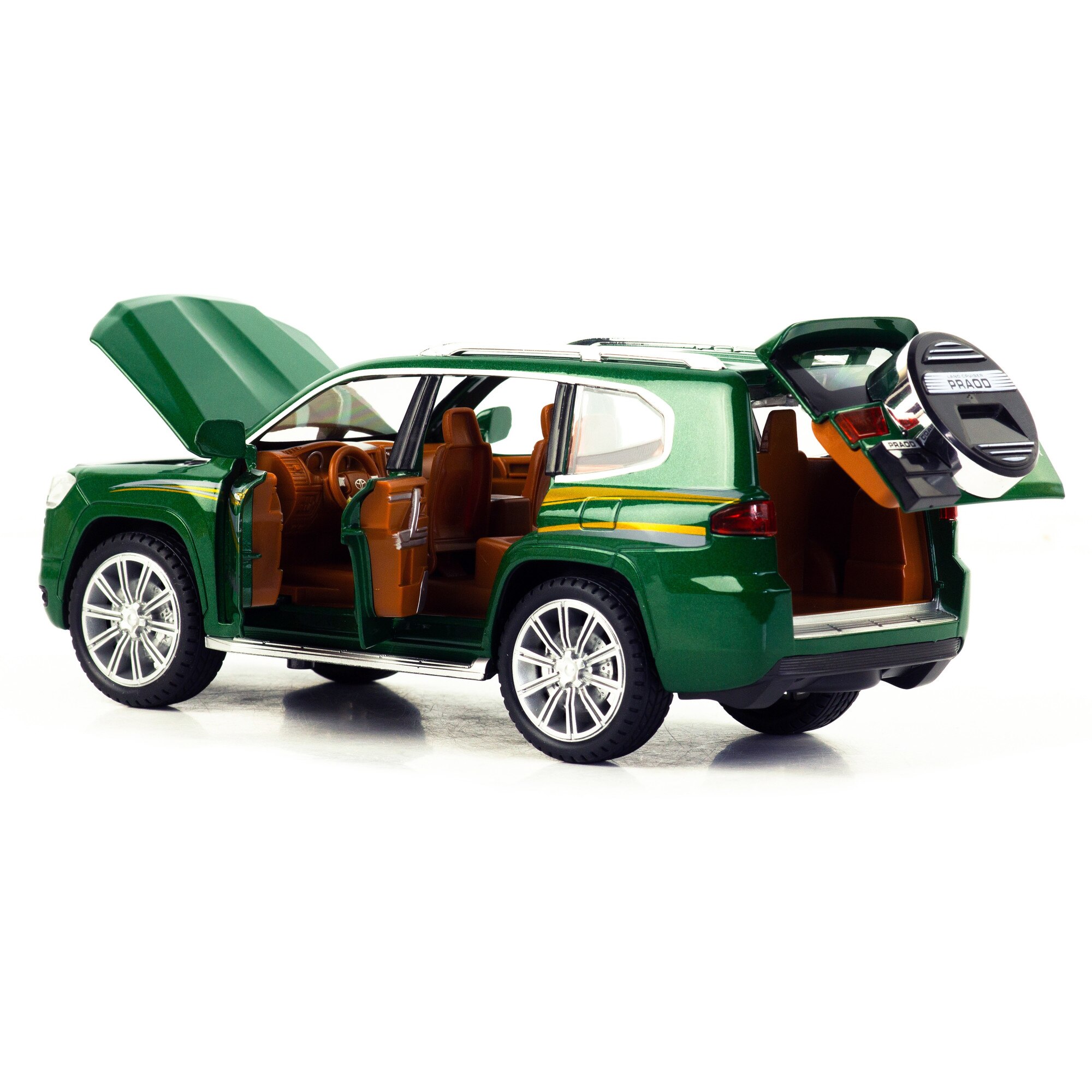 Masinuta Toyota Land Cruiser Prado cu usi, capota, portbagaj mobile ...