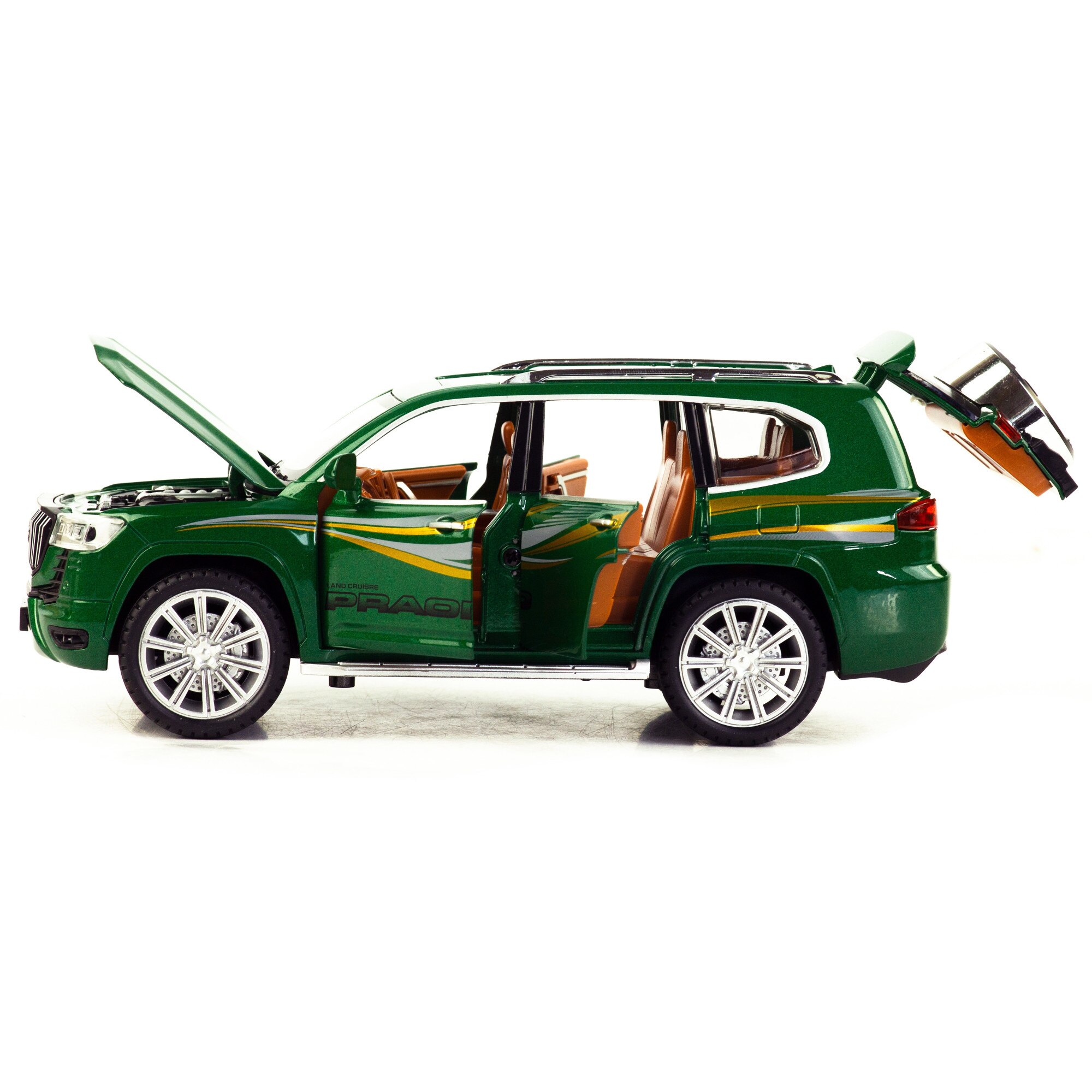 Masinuta Toyota Land Cruiser Prado cu usi, capota, portbagaj mobile ...