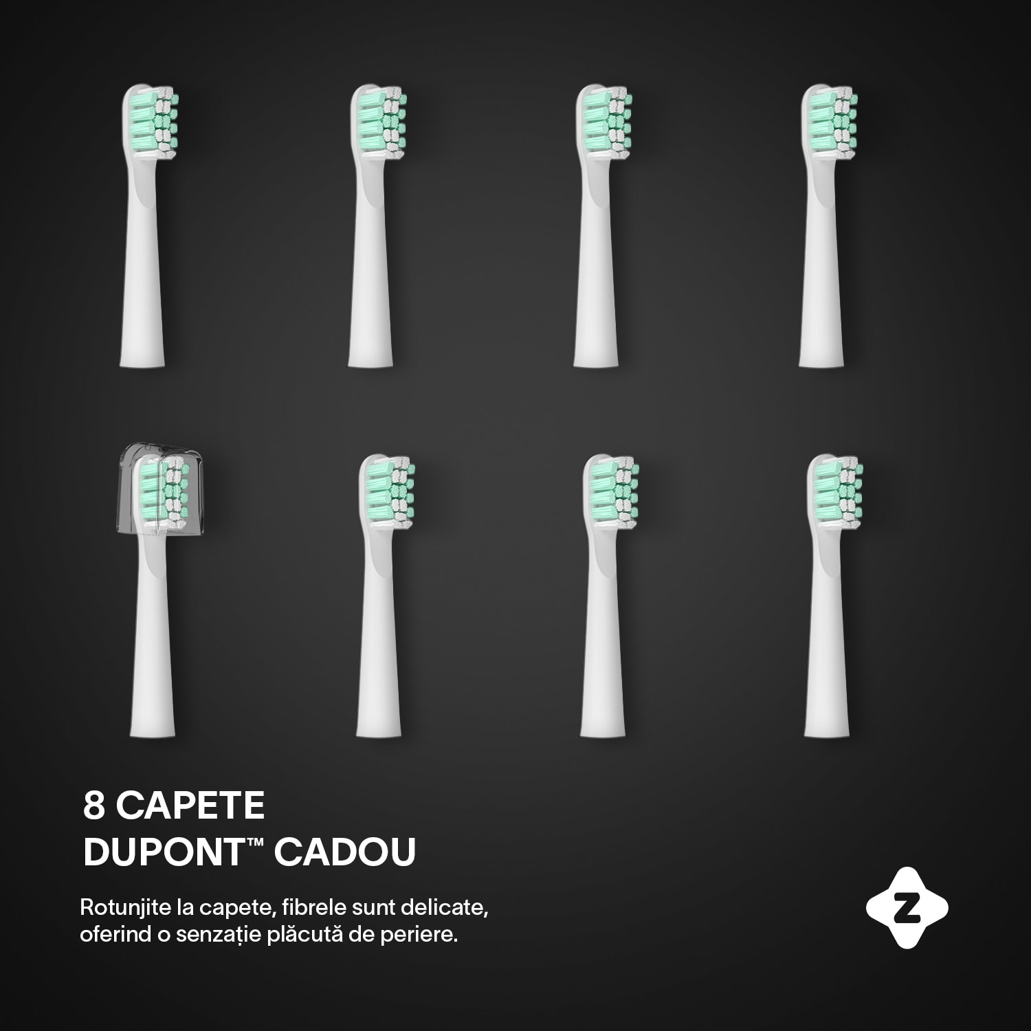 Periuta dinti electrica sonica, pentru adulti, copii, 40,000 pulsatii ...