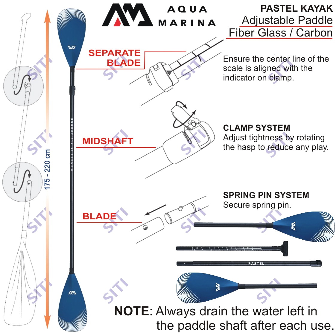 Set placa gonflabila SUP AQUA MARINA ATLAS 12'0, vasla si scaun de ...