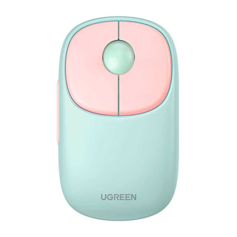 Mouse fara fir, UGREEN, 2.4G+BT, Roz/Verde - eMAG.ro