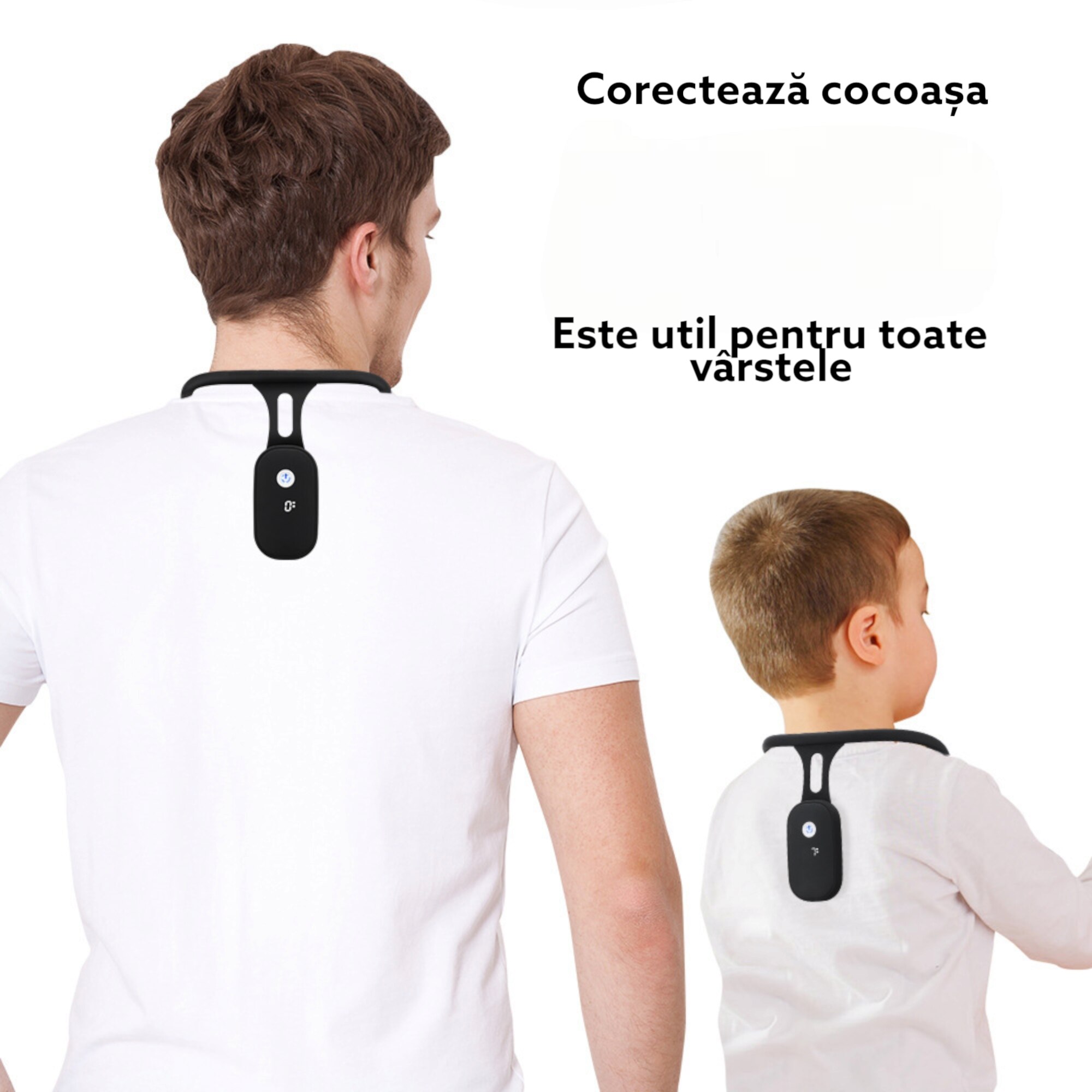 Corector de postura inteligent cu vibratii pentru indreptare spate ...