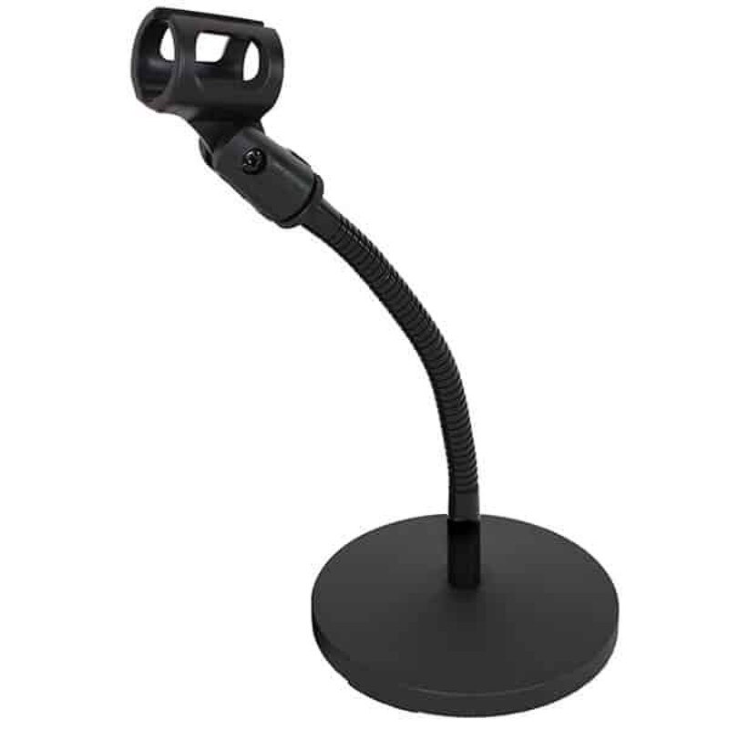 Suport de microfon pentru masa, Aisdelu®, 27cm, metalic, Negru - eMAG.ro