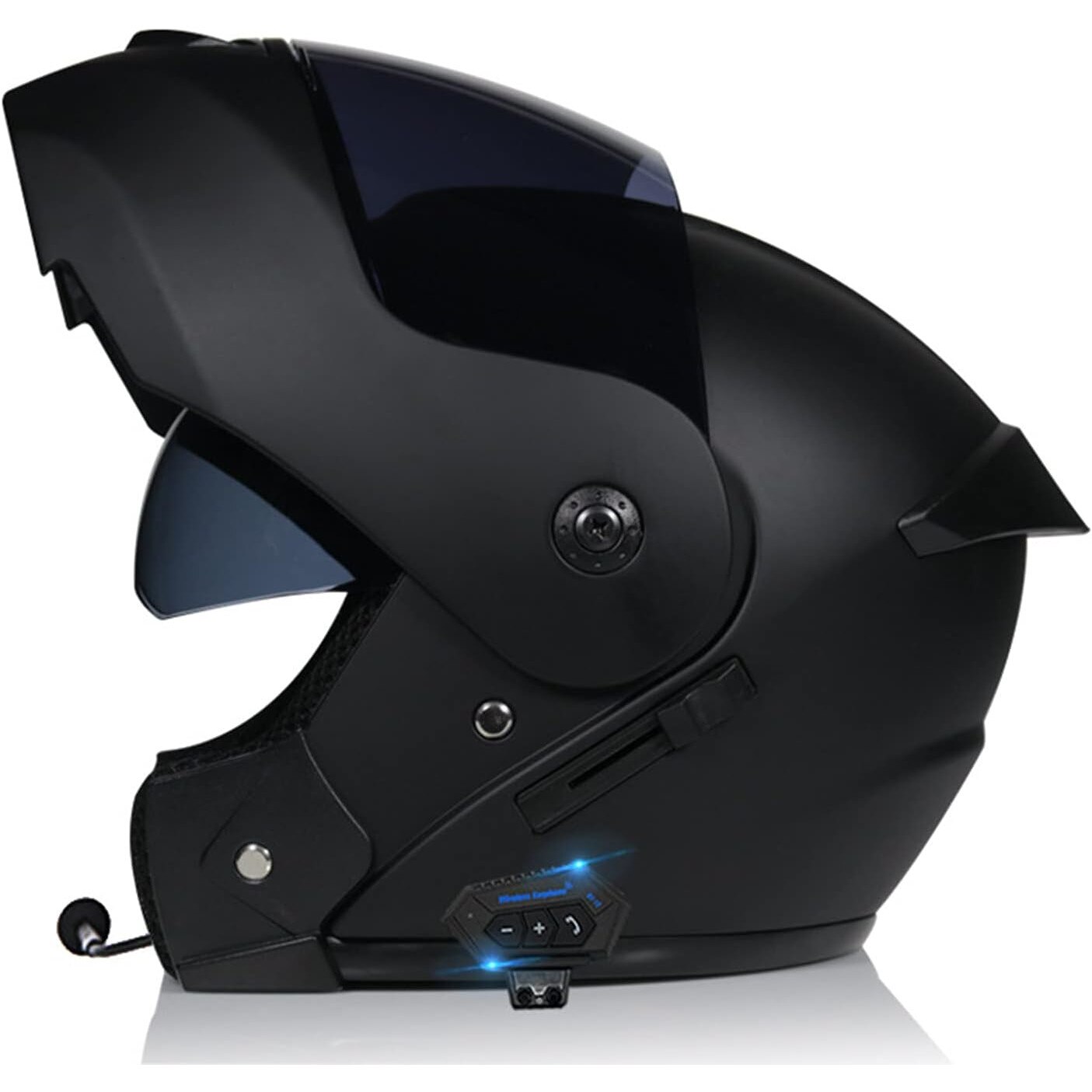 Casca Moto Modulara, Jeiibrzui, Negru - eMAG.ro