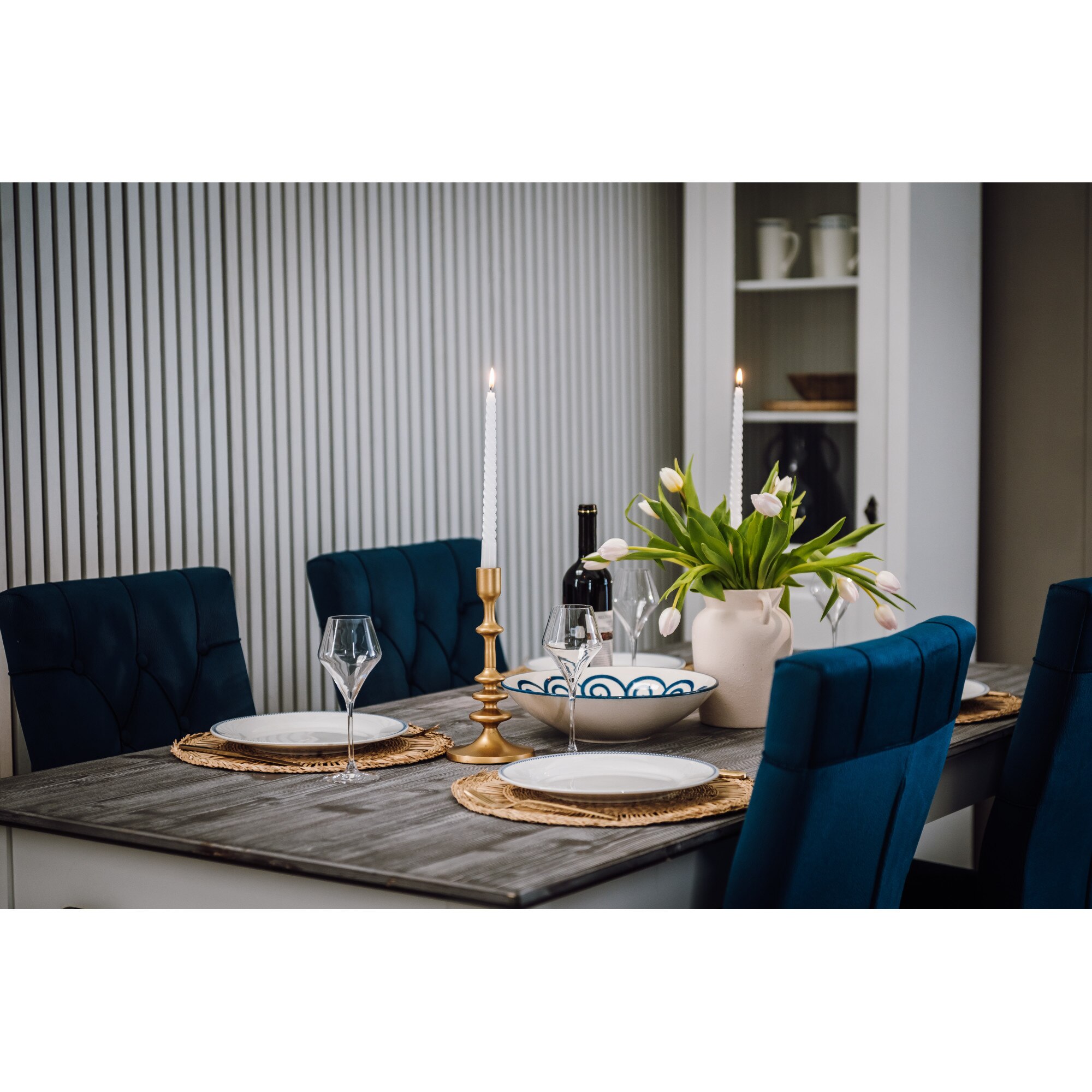 Riflaj Mdf Alb, Furniruit, 240 x 60 cm - eMAG.ro