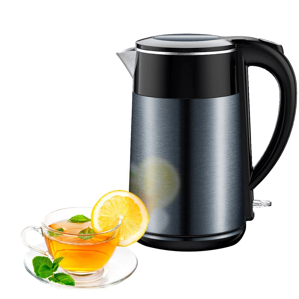 Fierbator electric apa Finlux FK-17312BU, Otel inoxidabil, Rotatie 360 ...