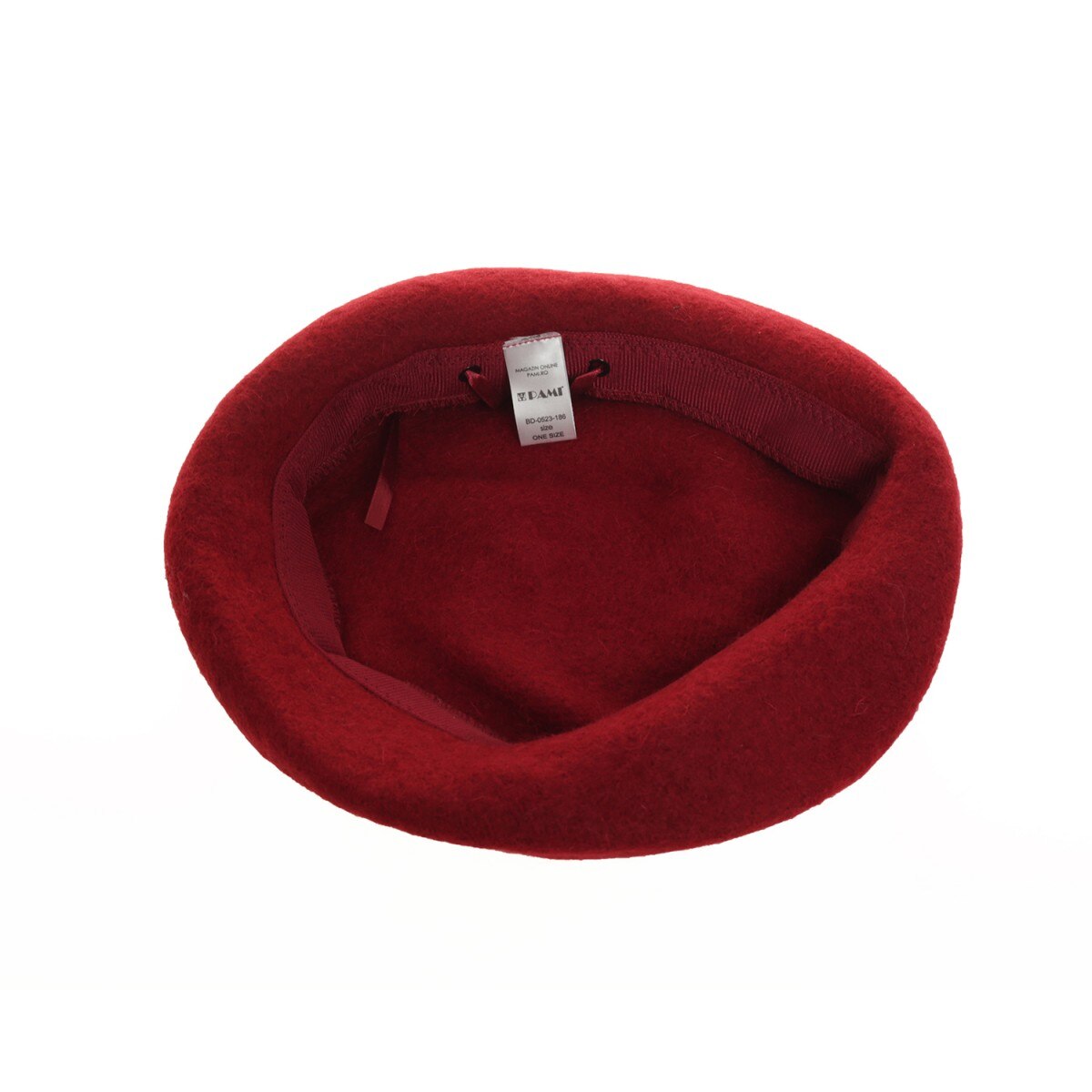 Basca pentru dama, PAMI, BD-0523-186-3, One size, Grena - eMAG.ro