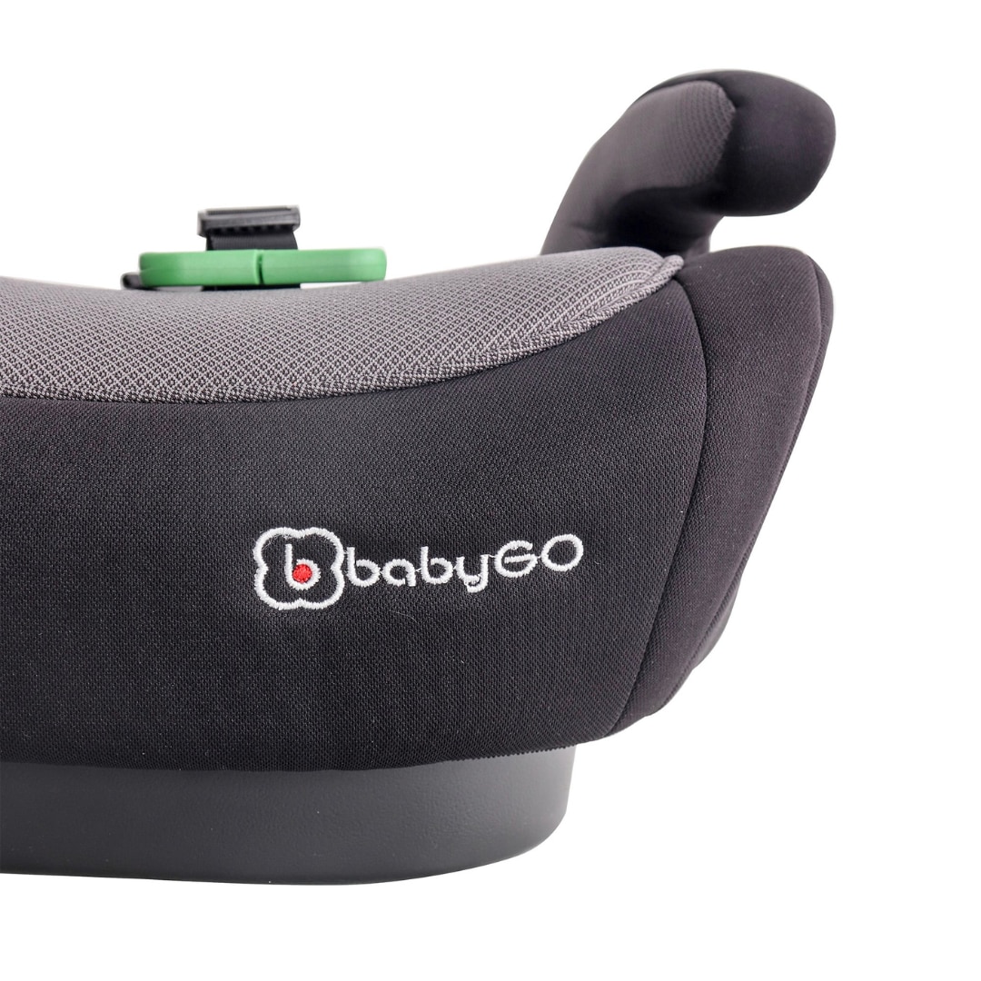 Scaun auto booster Bursa IV Black, 125-150 cm, certificat R129, BabyGo - eMAG.ro