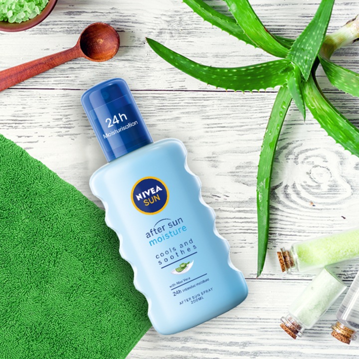 Spray dupa plaja Nivea Sun After Sun Moisture, 200 ml - eMAG.ro