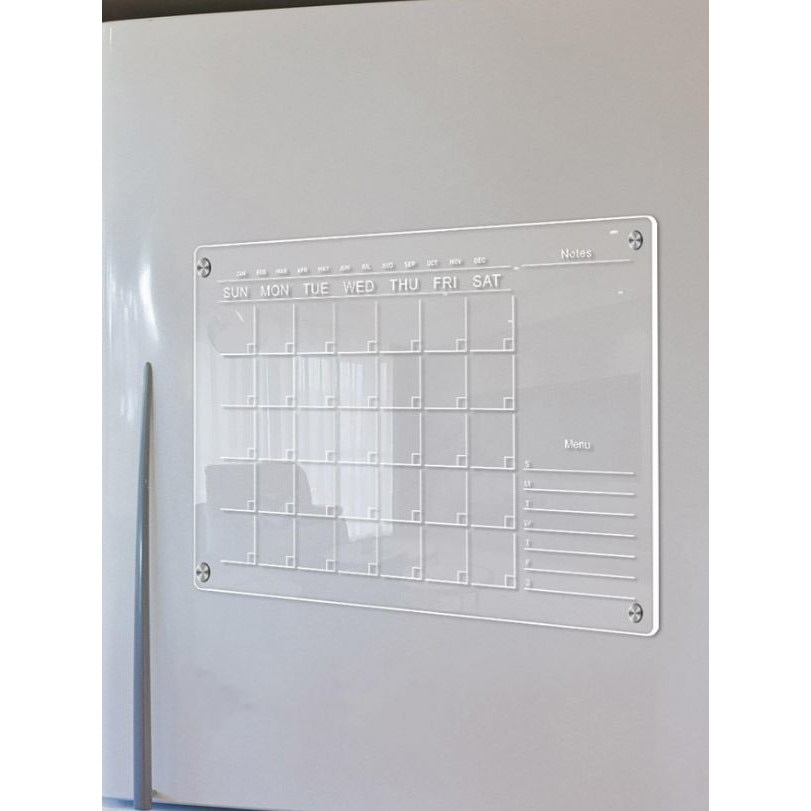 Tableta transparenta cu prindere magnetica + set 8 markere colorate ...