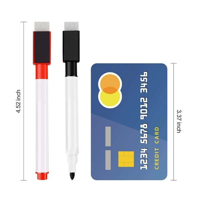 Tableta transparenta cu prindere magnetica + set 8 markere colorate ...