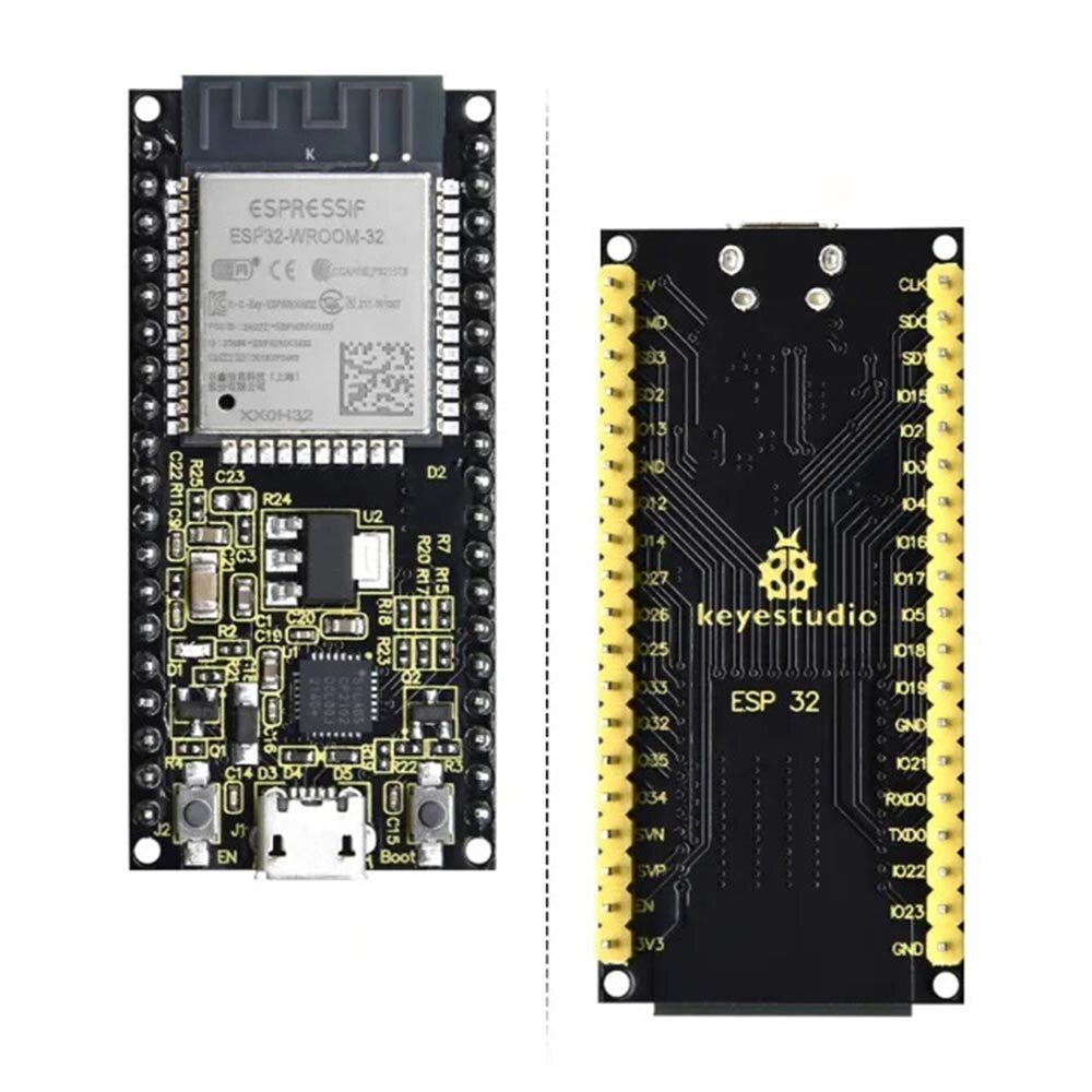 Placa Dezvoltare Wi-Fi, Keyestudio ESP32, Bluetooth, BLE, Negru - eMAG.ro