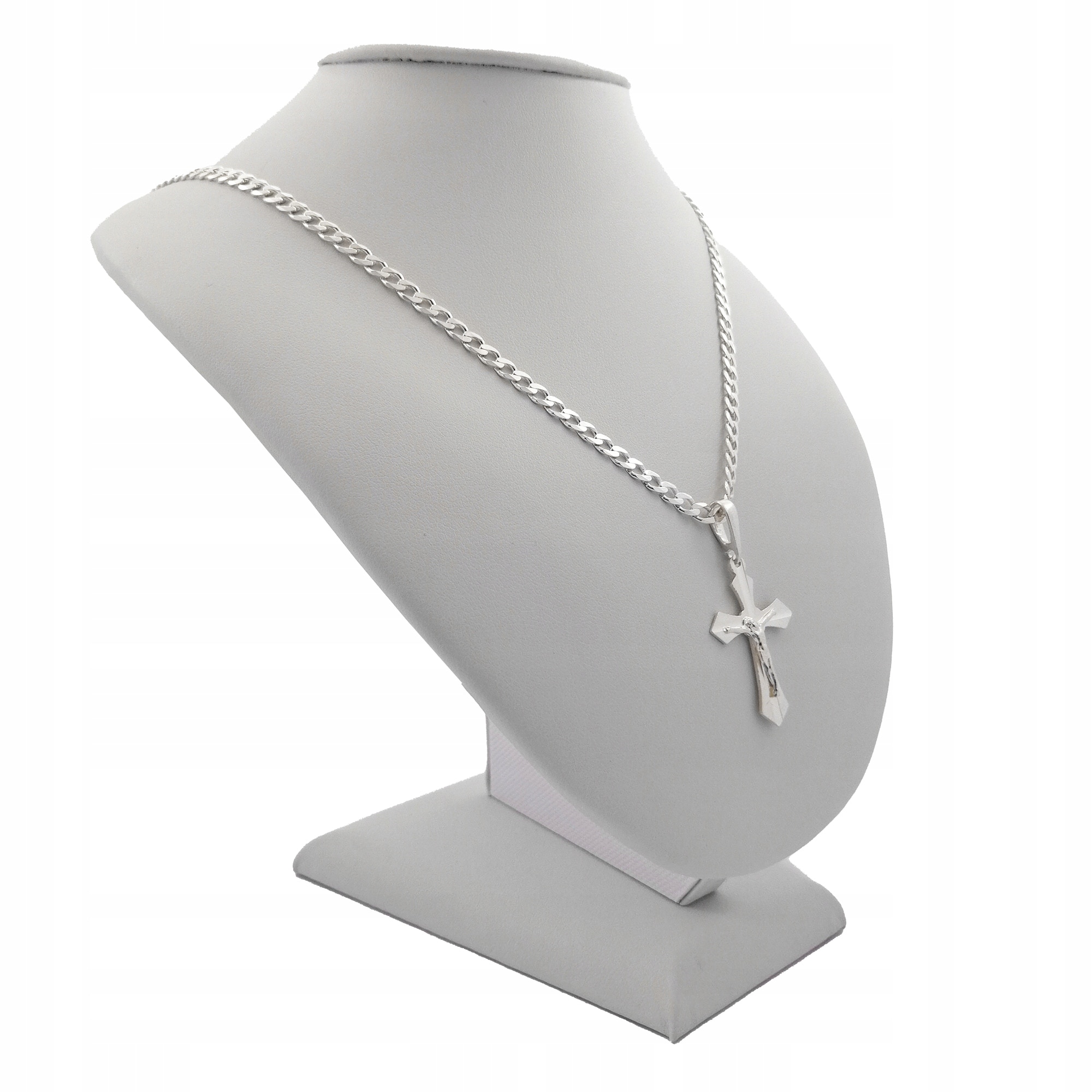 Lant cu cruce pentru femei, Golden-Celebrity, Argint, Argintiu - eMAG.ro