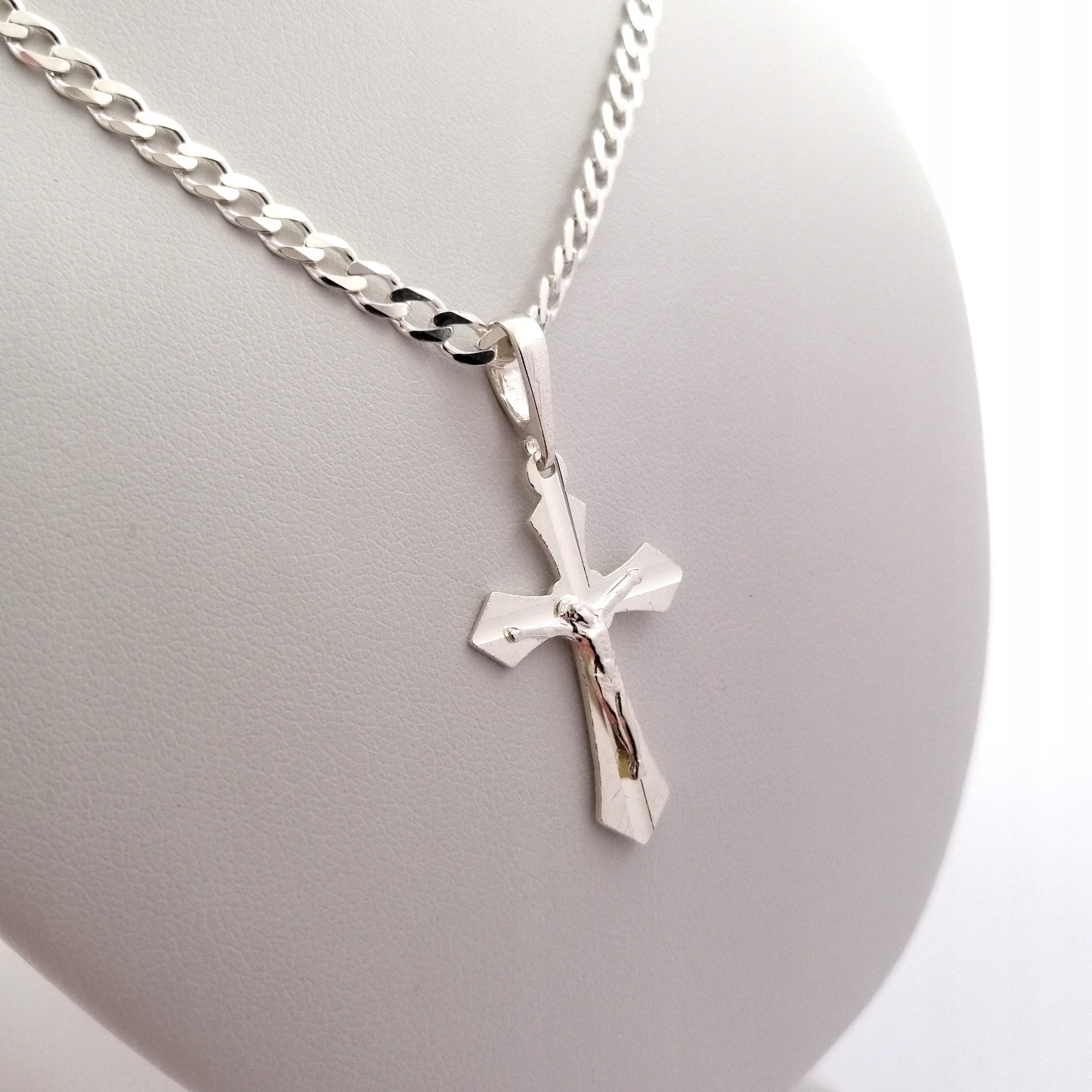 Lant cu cruce pentru femei, Golden-Celebrity, Argint, Argintiu - eMAG.ro