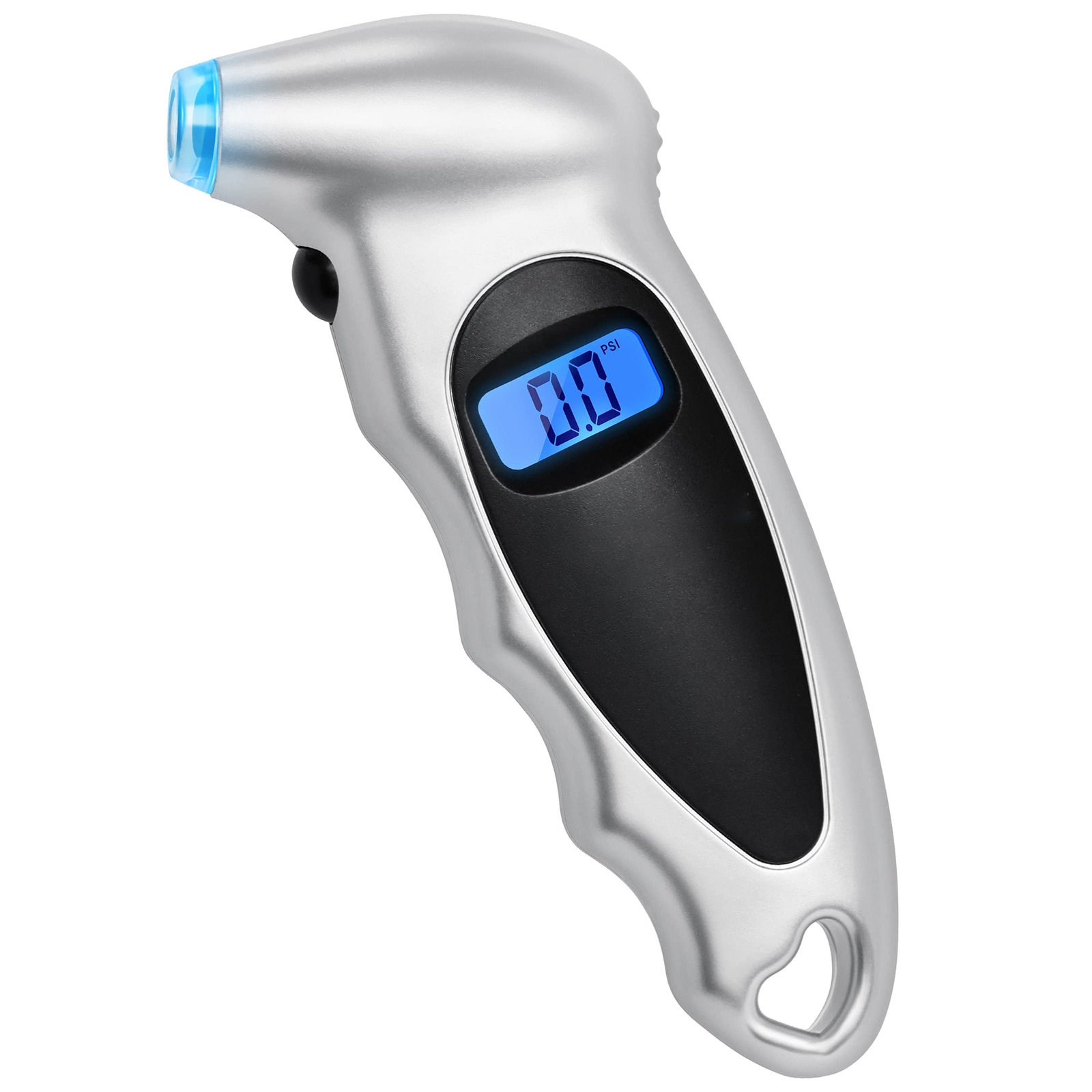 Manometru digital pentru verificare presiune roti, Chucai, Afisaj LCD ...