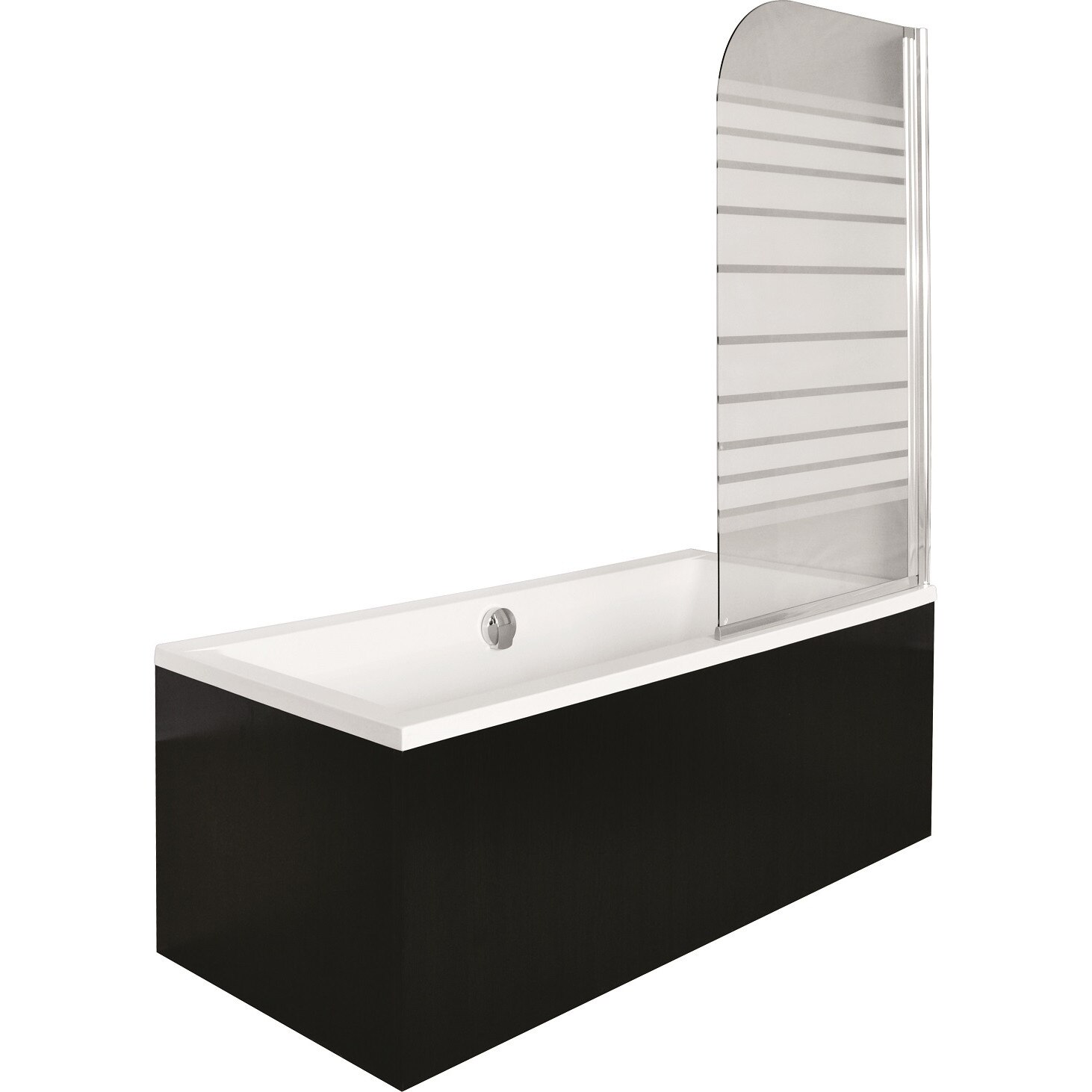 Paravan de cada, sticla cu model opac, Besco Ambition, 75 x 130 cm ...